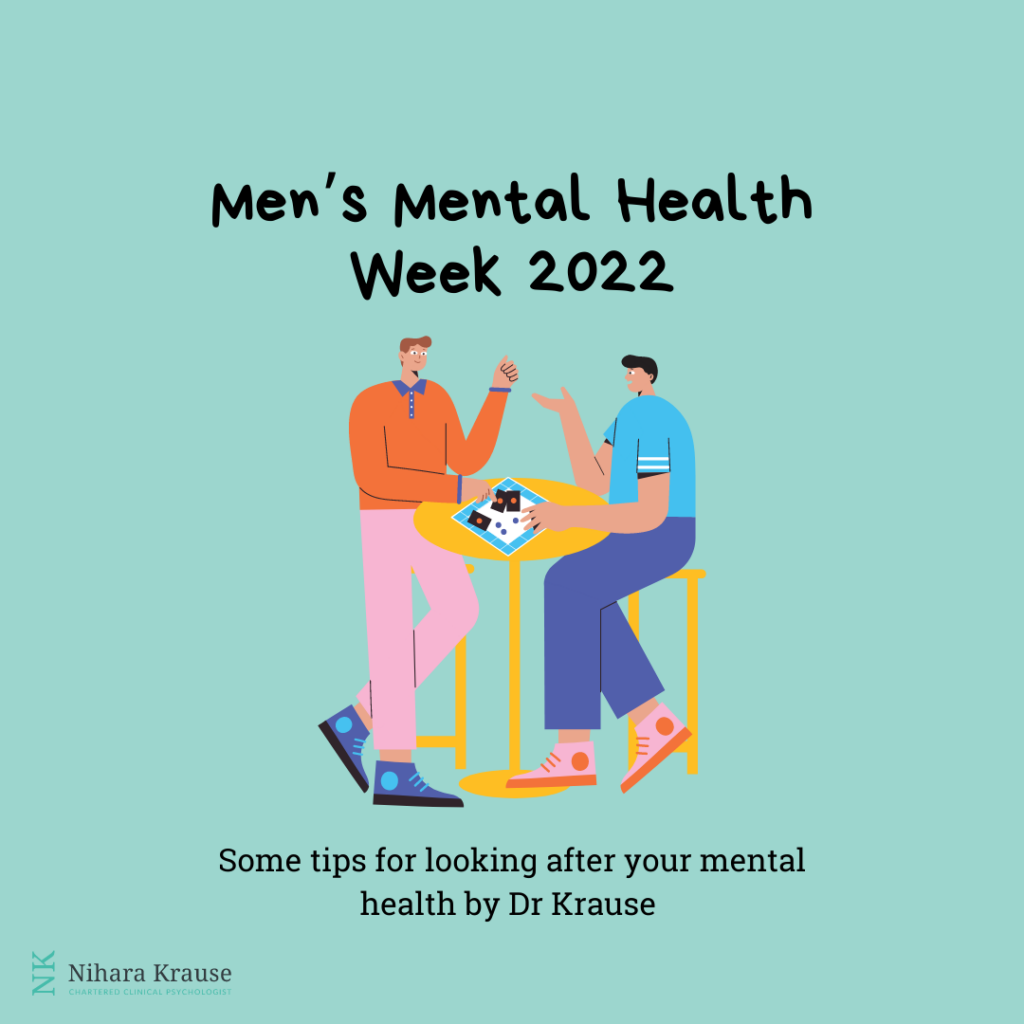 Mens Mental Health Week Nihara Krause